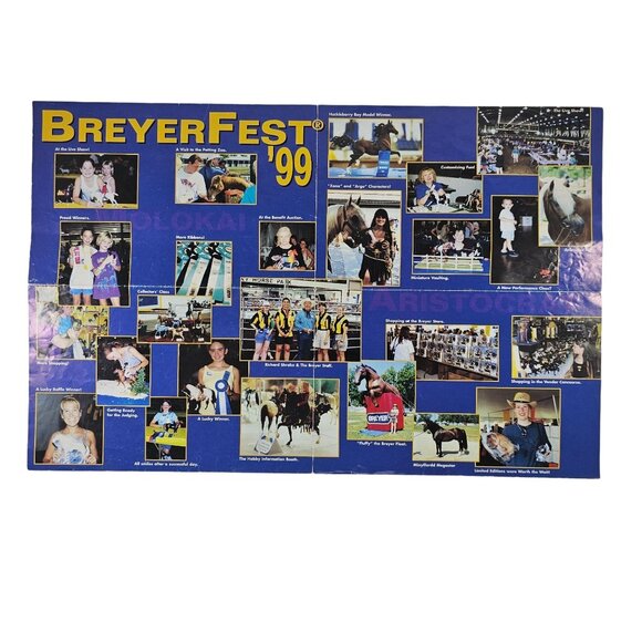 Breyer | Art | Breyerfest 999 Poster Collage Equestrian Event ...